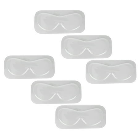 Fugacal 6pcs DIY Eye Patch Molds Transparent Reusable Beauty Eyes Mold ...