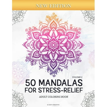 Butterflies and Mandalas Adult Coloring Book: Stress Relieving Designs ...