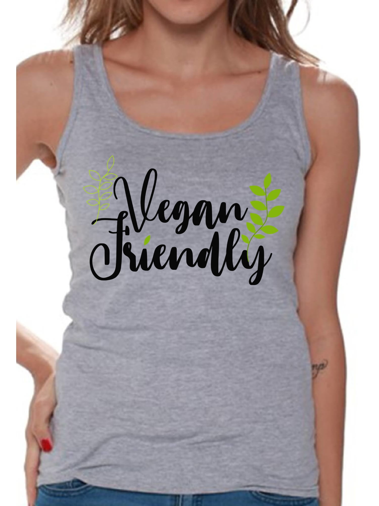 Awkward Styles Vegan Friendly Tank Top for Her Ladies Tanks Vegetarian ...