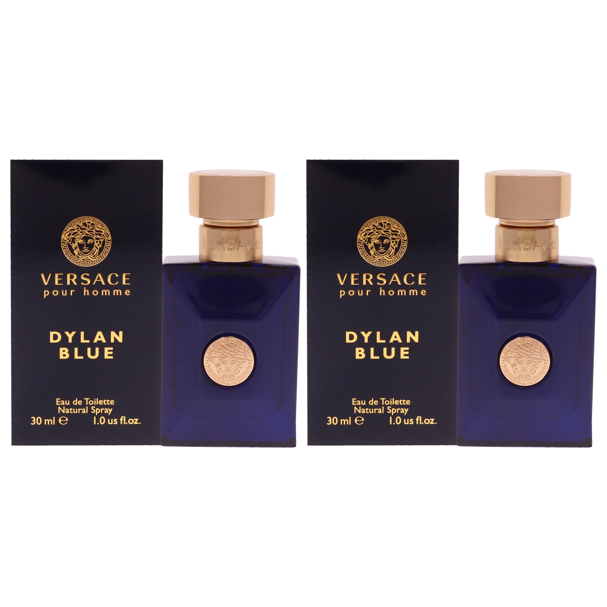 Perfume Versace Dylan Blue Eau de Toilette, 30 ml, para hombre, x2 ...