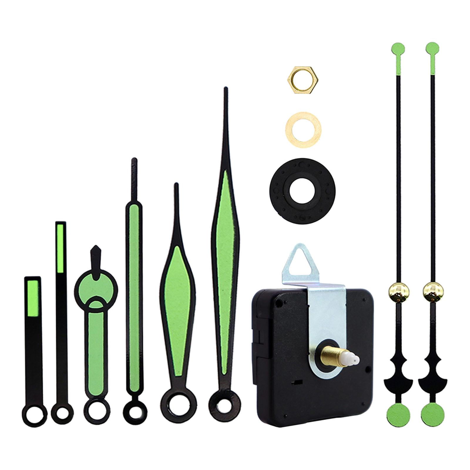 Long Shaft Clock Movement Mechanism with 2 Different Pairs of Hands ...