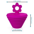 1Pc Flower Silicone Drain Stopper, Abrasion Resistant & Corrosion ...