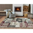 MDA Rug Imports Wildlife Collection Area Rug Beige/Burgundy 8'1'' X 10 ...
