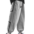 CONZONE Kids Boys Workout Pants Silk Running Gym Pants For Child ...