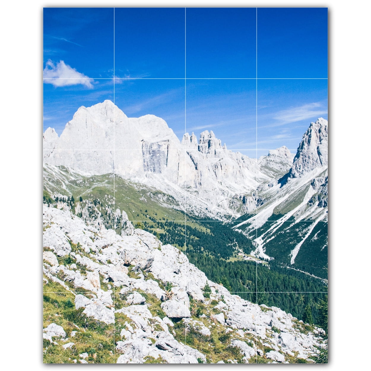 Picture-Tiles.com: Mountains Ceramic Tile Wall Mural WAL500873-45S. 17 ...