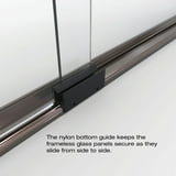 "Basco Infinity 70"" High X 58-1/2"" Wide Sliding Glass Shower Doors ...