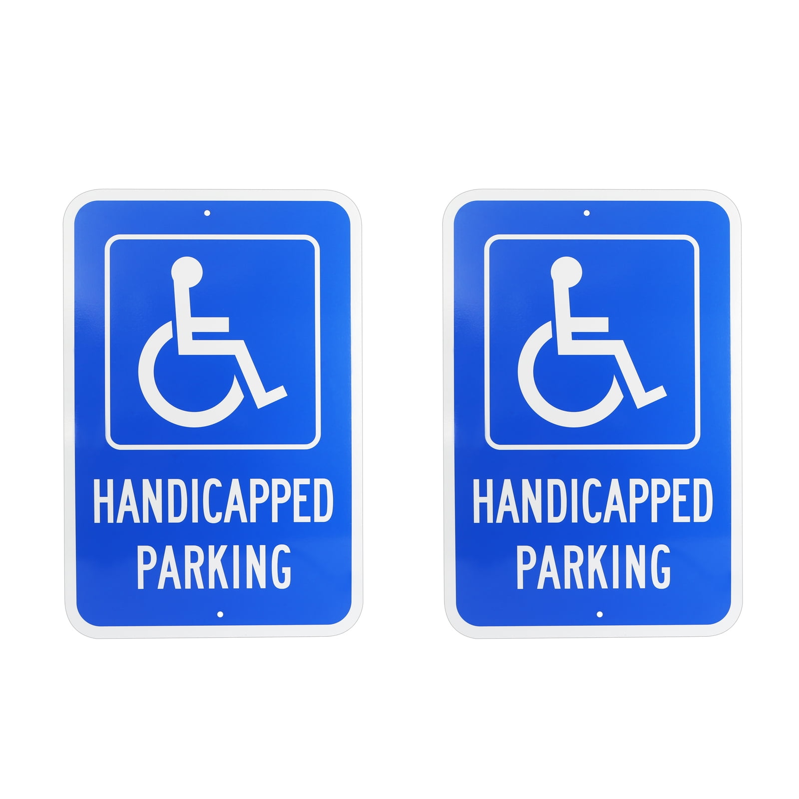 Thten Handicap Parking Sign, Reserved Parking Sign, Large 18"x12" 3M ...