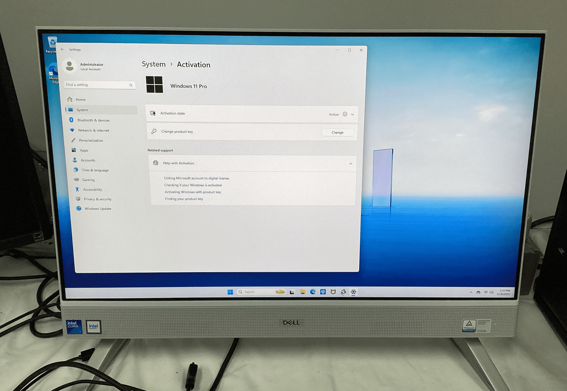 Pre-Owned Dell-All in One Desktop-Computer 24 inch Touchscreen FHD IPS ...