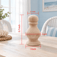 Unfinished Wood Finialel Cap Bedfor Bed Rod Finials Flagpole Topper ...