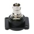 D-Type Double BNC Plug Connector Chassis Panel Mount Adapter o ...