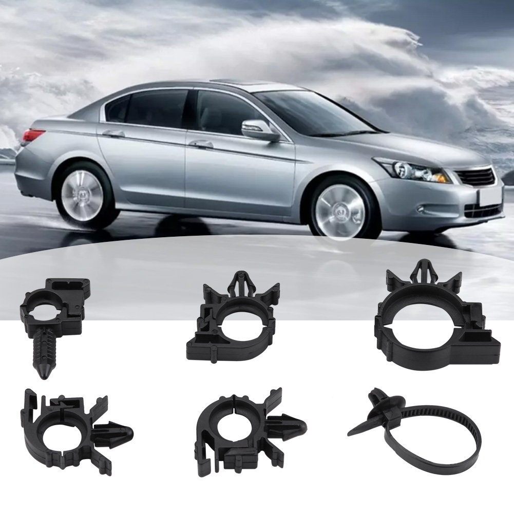 WALFRONT 54pcs 6 Sizes Wire Routing Clip Assorted Car Wiring Harness ...