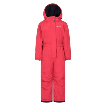 Mountain Warehouse Kids All In One Waterproof Snowsuit Fleece Lined ...