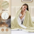 Homemate Electric Heated Blanket Twin - 62"x84" Heating Bed Blankets ...
