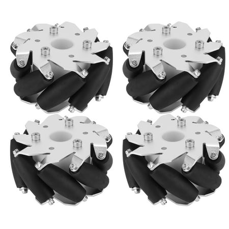 Tbest RC Mecanum Wheel,Omni Robot Car Chassis Wheel,4pcs 100mm Durable ...