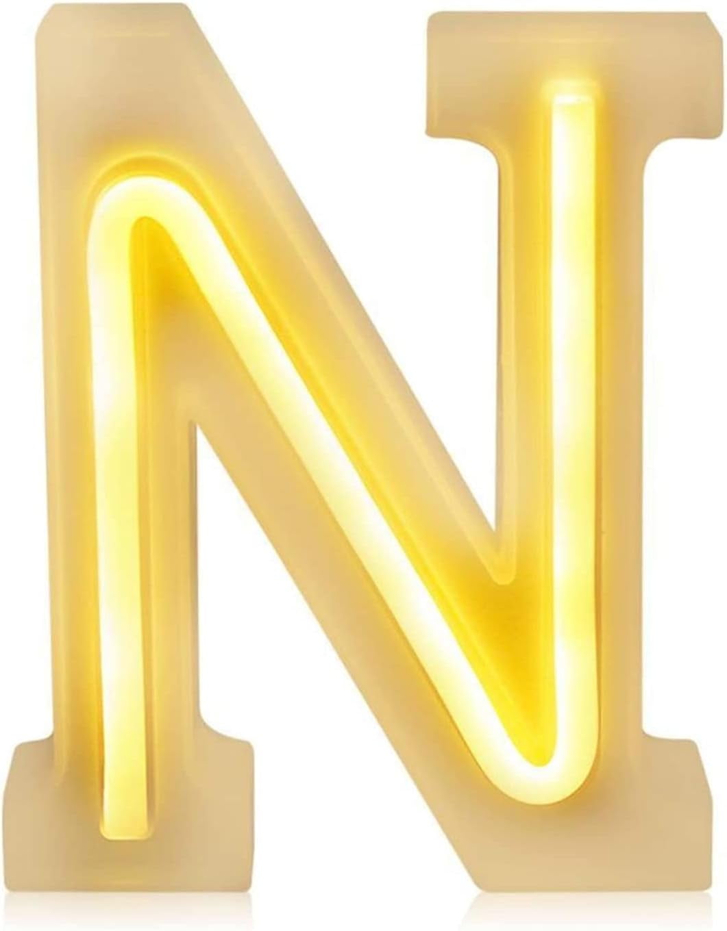 LINLIN English Alphabet Lights, LED Neon Night Light Battery/USB ...