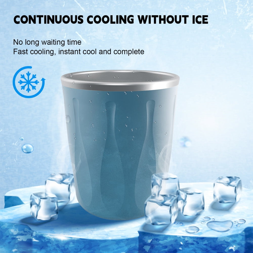 Double Wall Insulated Freezable Mug Practical Beer Cup Drinking ...