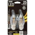 Feit Electric Filament LED - 25 Watt Equivalent - Dimmable - Bent Tip ...