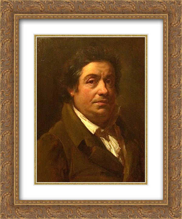 Orest Kiprensky 2x Matted 20x24 Gold Ornate Framed Art Print 'Portrait ...