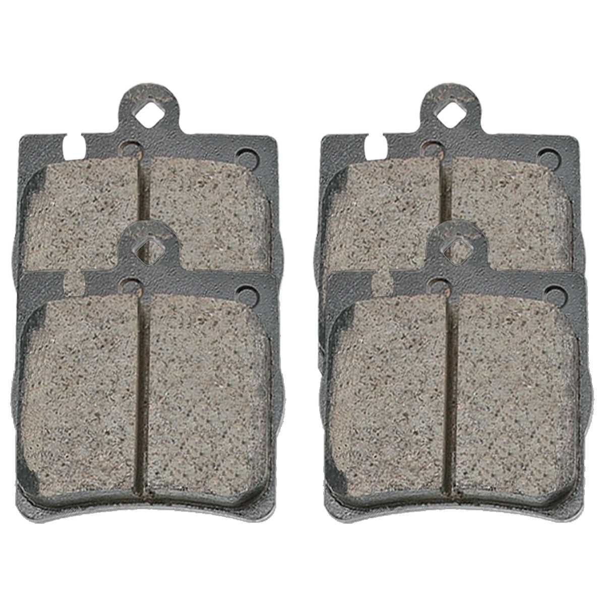 AutoShack Rear Ceramic Brake Pad Kit Driver and Passenger Side ...