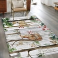 Forest Animals Area Rugs 4x6 ft Small Deer Fox Squirrels Flower Tree ...