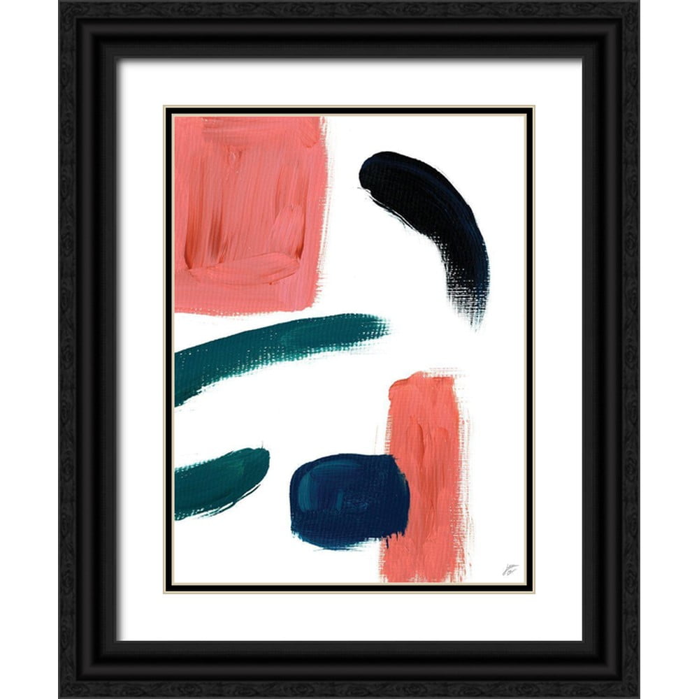 Lee, Judson 12x14 Black Ornate Wood Framed with Double Matting Museum ...