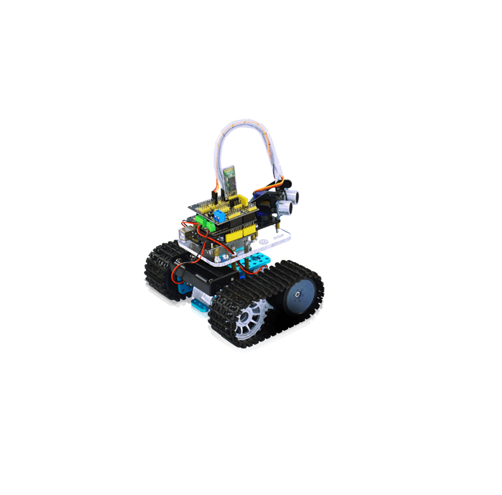 Mini Tank Smart Robot Car - Micro Controller Based On MCU - Ultrasonic ...