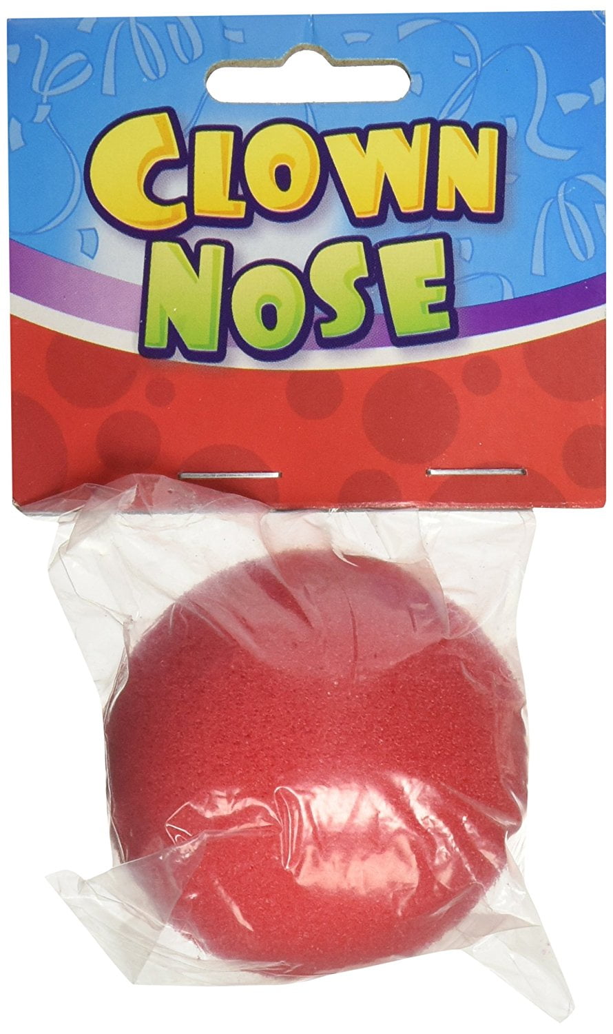 Clown Red Sponge 2" Nose Adult Halloween Accessory - Walmart.com