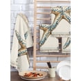 Beige Blue Coastal Kitchen Dish Towels for Drying Dishes Set of 3 ...