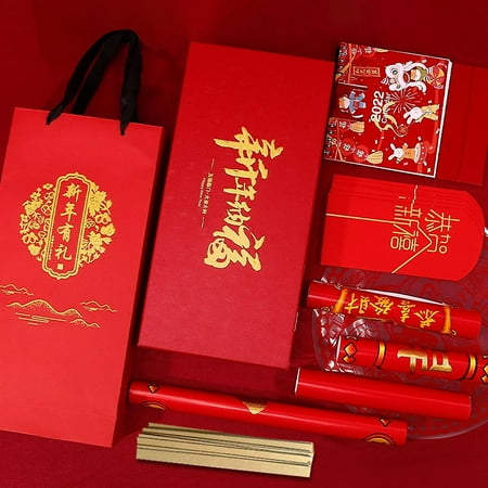 Spring Festival Scrolls Couplets Window Flower Red Envelope C | Walmart ...