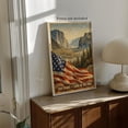 Affixzi Vintage Patriotic Wall Art, Landscape Poster Print, Nature ...