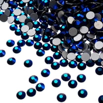2880pcs Crystal Lane DIY SS12 (3mm) Jet AB Glass Round Flat Back ...