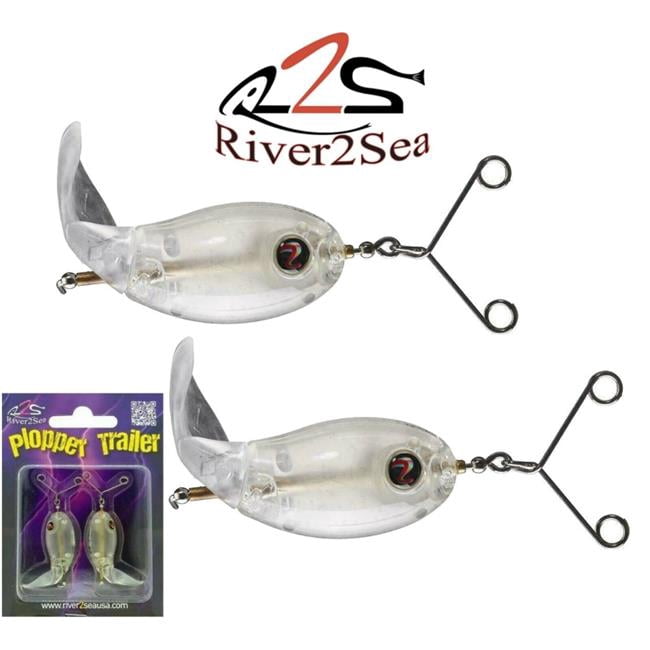 River2Sea FA-PT Hollow Body Frog Attachments Plopper Trailer Fishing ...