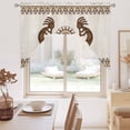 Bohemian Tribal Sunburst Swag Curtain Valance for Windows, Boho ...