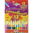 DDI 1916058 Witz 12 Colored Pencils - 12 Count Assorted Colors Pre ...