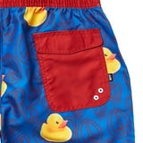 NEFF Men's Blue Ducky Peace Sign Daily Hot Tub Board Shorts for ...
