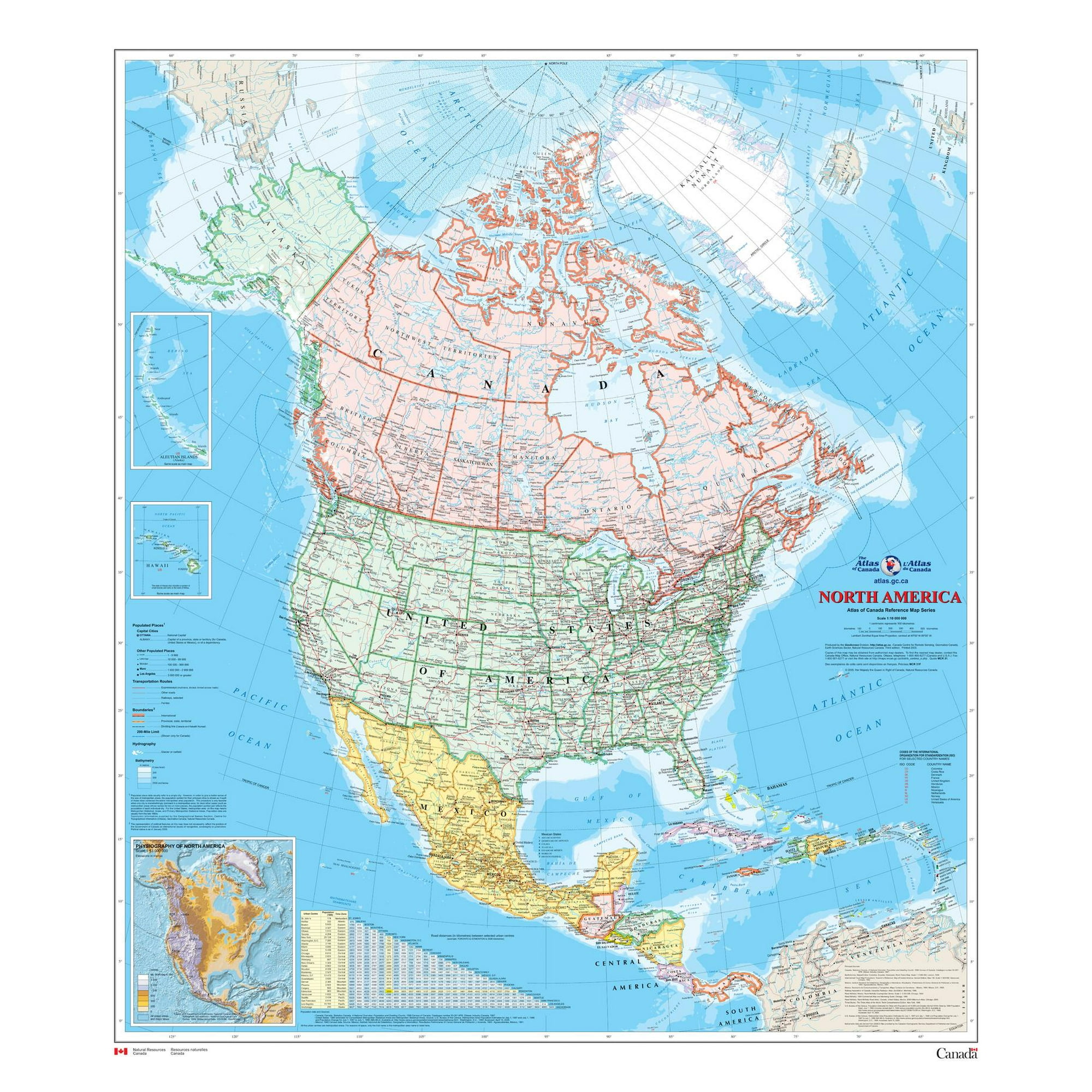 Click here for Mapsherpa North America Wall Map - Atlas Of Canada... prices