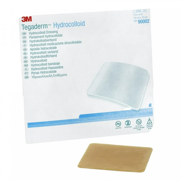 3M Tegaderm Hydrocolloid Dressing, 4 x 4 Inch, 5 Count - Walmart.com