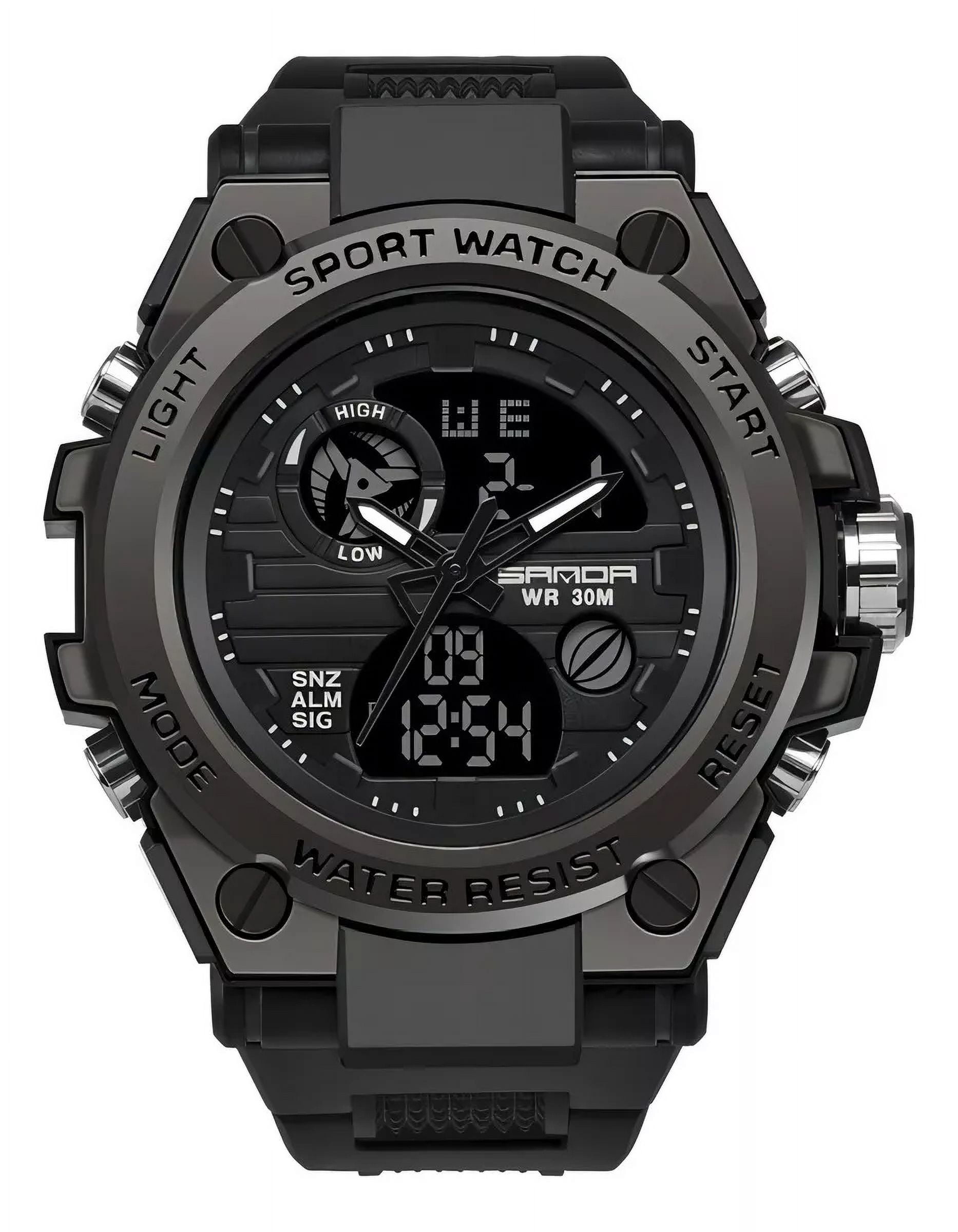 Reloj pulsera Sanda 739 con correa de poliuretano Negro | Bodega ...
