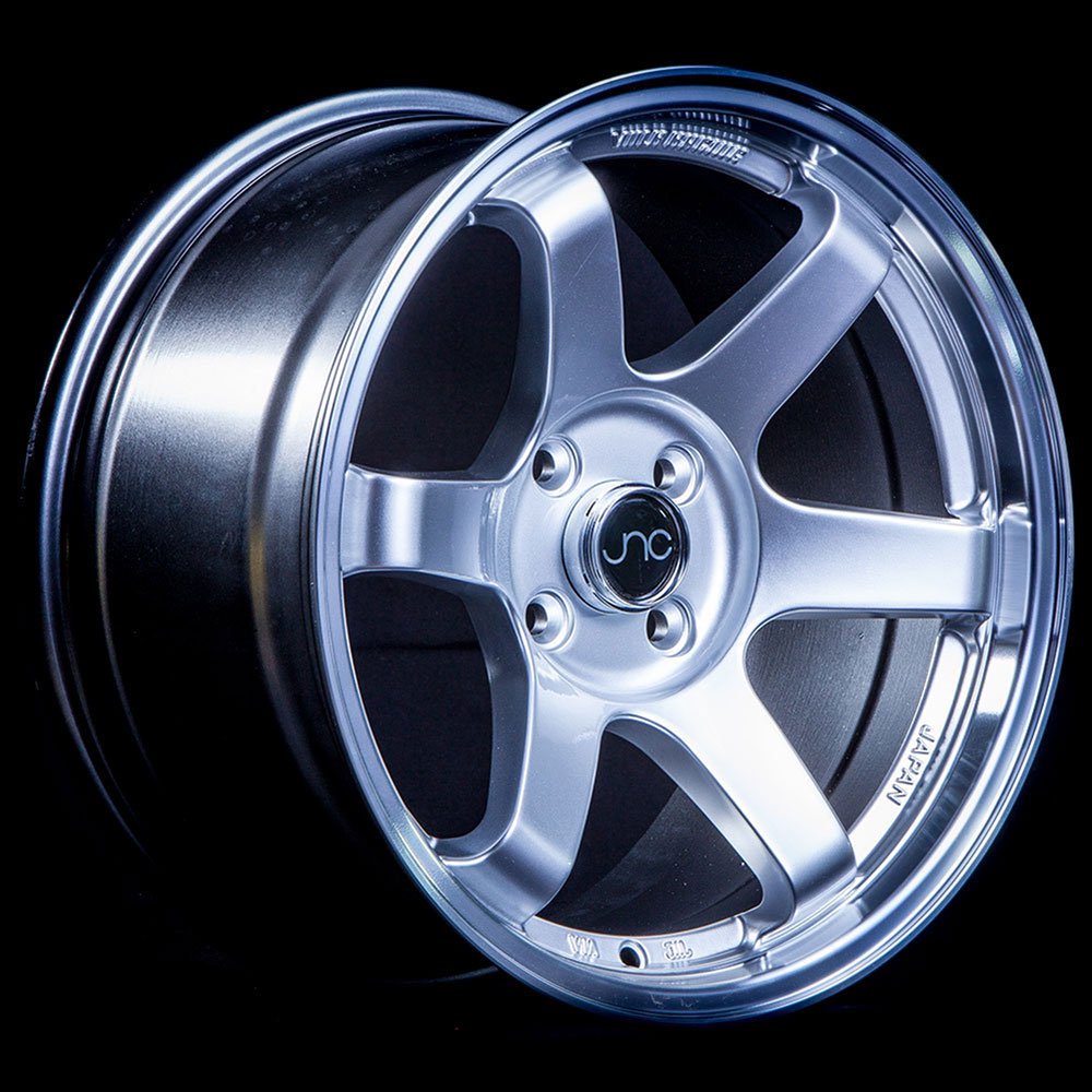 JNC Wheels 16 JNC014 Hyper Silver Machined Lip Rim 4x100 16x8 25 jnc-wheels-16-jnc014-hyper-silver-machined-lip-rim-4x100-16x8-25
