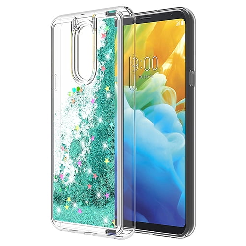 LG Stylo 5 Case, KAESAR Quicksand Glitter Sparkly Bling Liquid Shiny ...