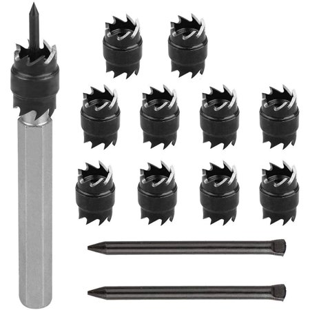 Spot Weld Cutter Kit, 13-Pack Sheet Metal Hole Cutter Punch Remover ...