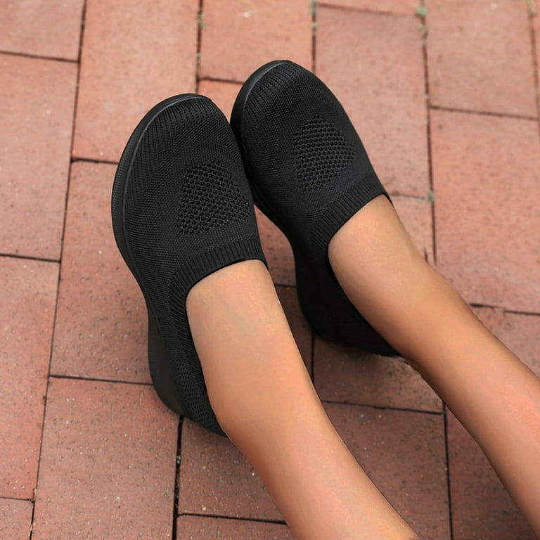 ZIZOCWA Black Office Shoes For Women Sneaker Women Shoes ZIZOCWA Black Office Shoes For Women Sneaker Women Shoes
