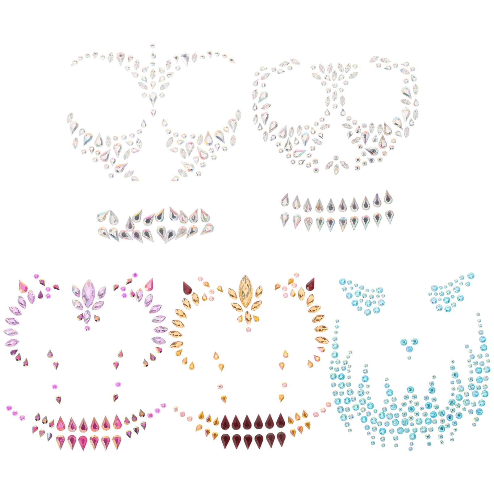 Click here for Cosmobetty 5 Sets Face Jewels Body Stickers Face G... prices