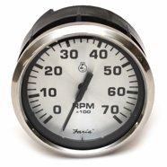 Faria Boat Speedometer Gauge SE9395A | Euro Stainless Steel Beige ...