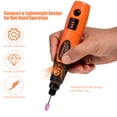 Rechargeable Wireless Electric Lithium-Ion Rotary Tool Kit - 3 Speed ...