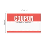 Multicolor Fill In Coupon Cards / 100 Colorful Customer Vouchers / 2" x ...