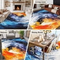 6'x9' Area Rugs, Oil Painting Indoor Outdoor Area Rug for Living Room ...