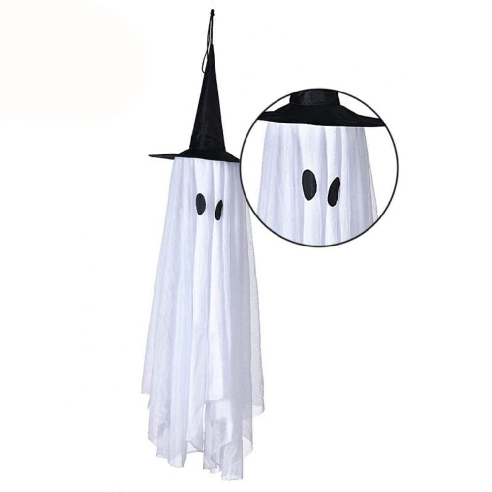 Wisremt 53 Inch Halloween Decorations Pumpkin Ghost Windsocks Hanging ...