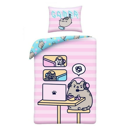 Pusheen Gamer Cotton Duvet Cover Set | Walmart Canada
