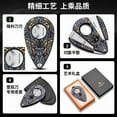 Cigar Cutter Stainless Steel Blade Sharp Smooth Fashion Trendy Gift Box ...
